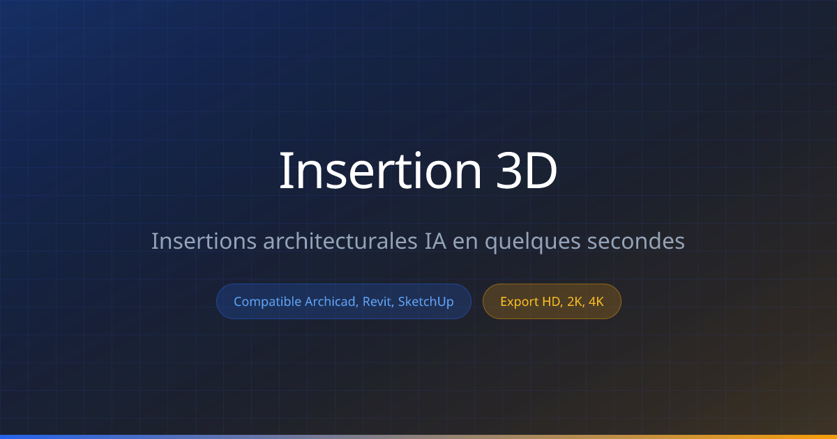 3D Insertion | Photorealistic AI Architectural Insertion in Seconds